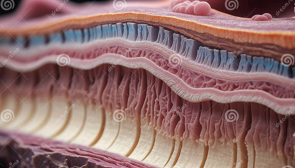 Close-up of the Structure and Composition of the Different Layers of ...