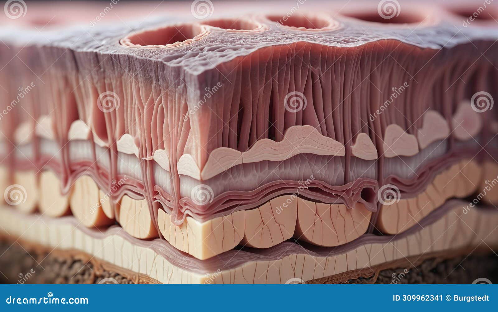 Close-up of the Structure and Composition of the Different Layers of ...