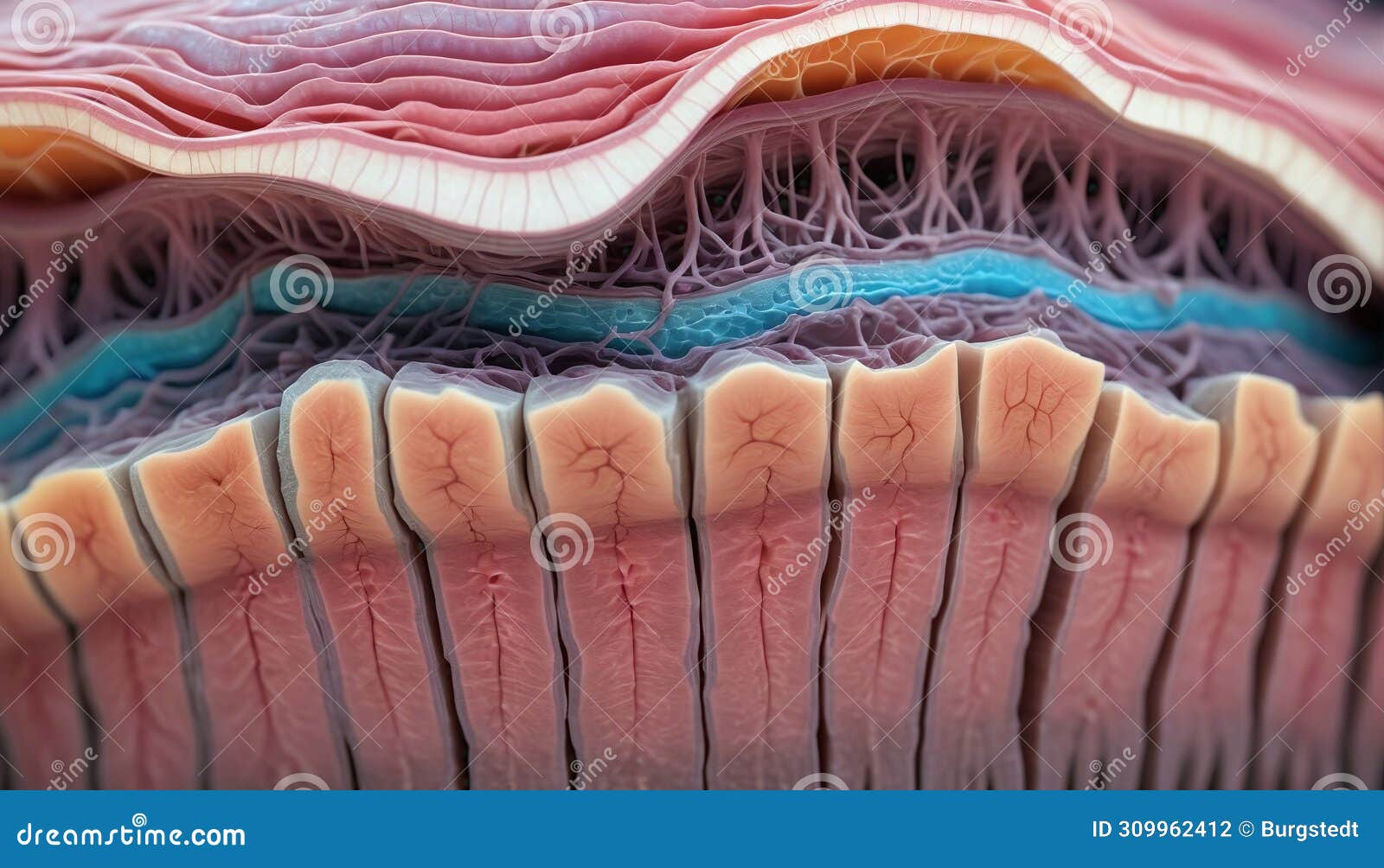 Close-up of the Structure and Composition of the Different Layers of ...