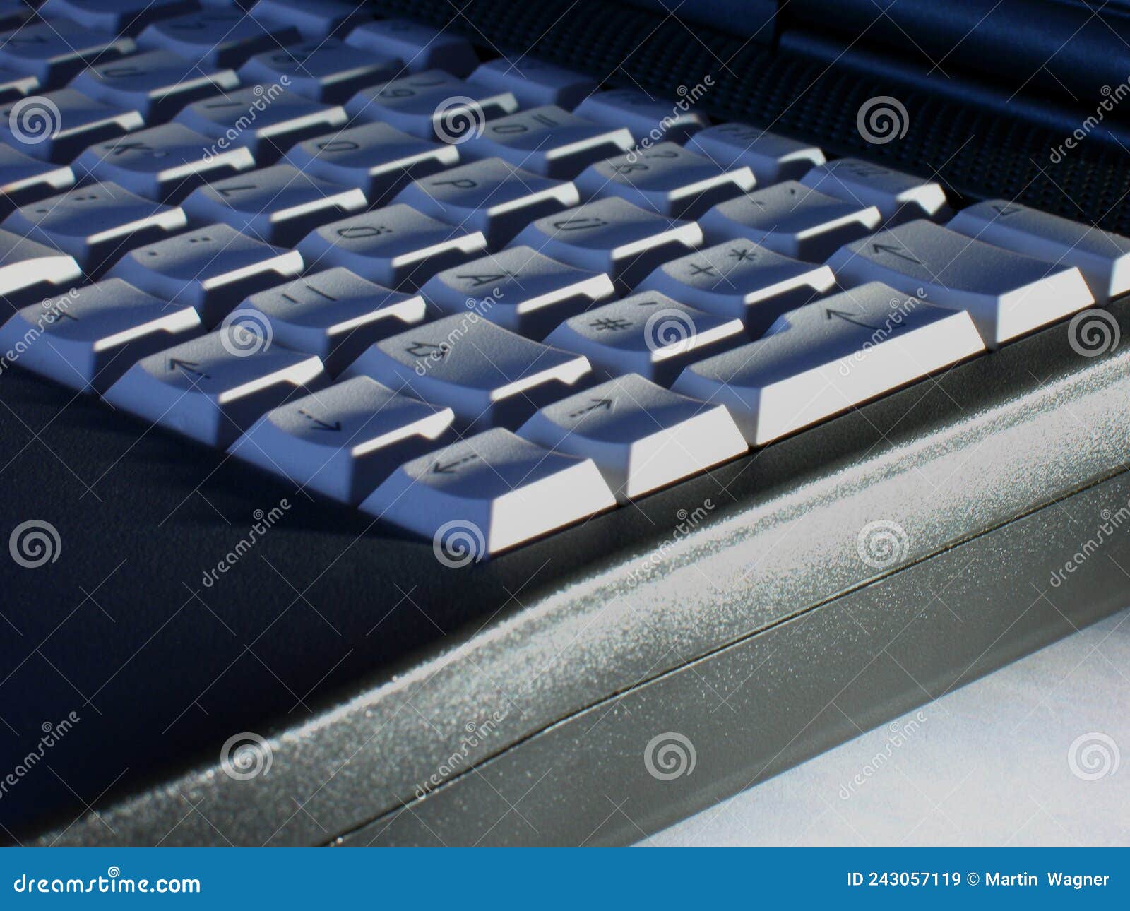 Close-up Studio Shot of a Computer Keyboard Stock Image - Image of ...