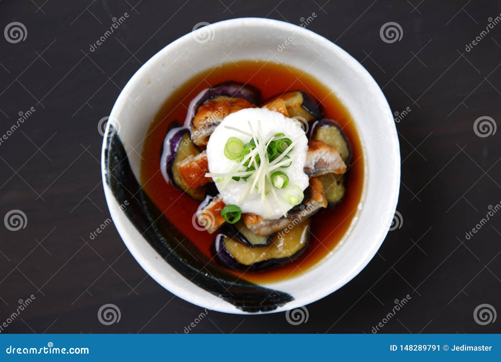 Ell with Vinegared Cucumber on a Dining Table Stock Image - Image of ...