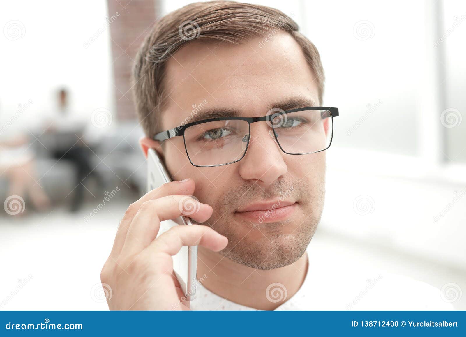 Close Up.successful Businessman Talking on Mobile Phone Stock Photo ... Close Up.successful Businessman Talking on Mobile Phone Stock Photo ...