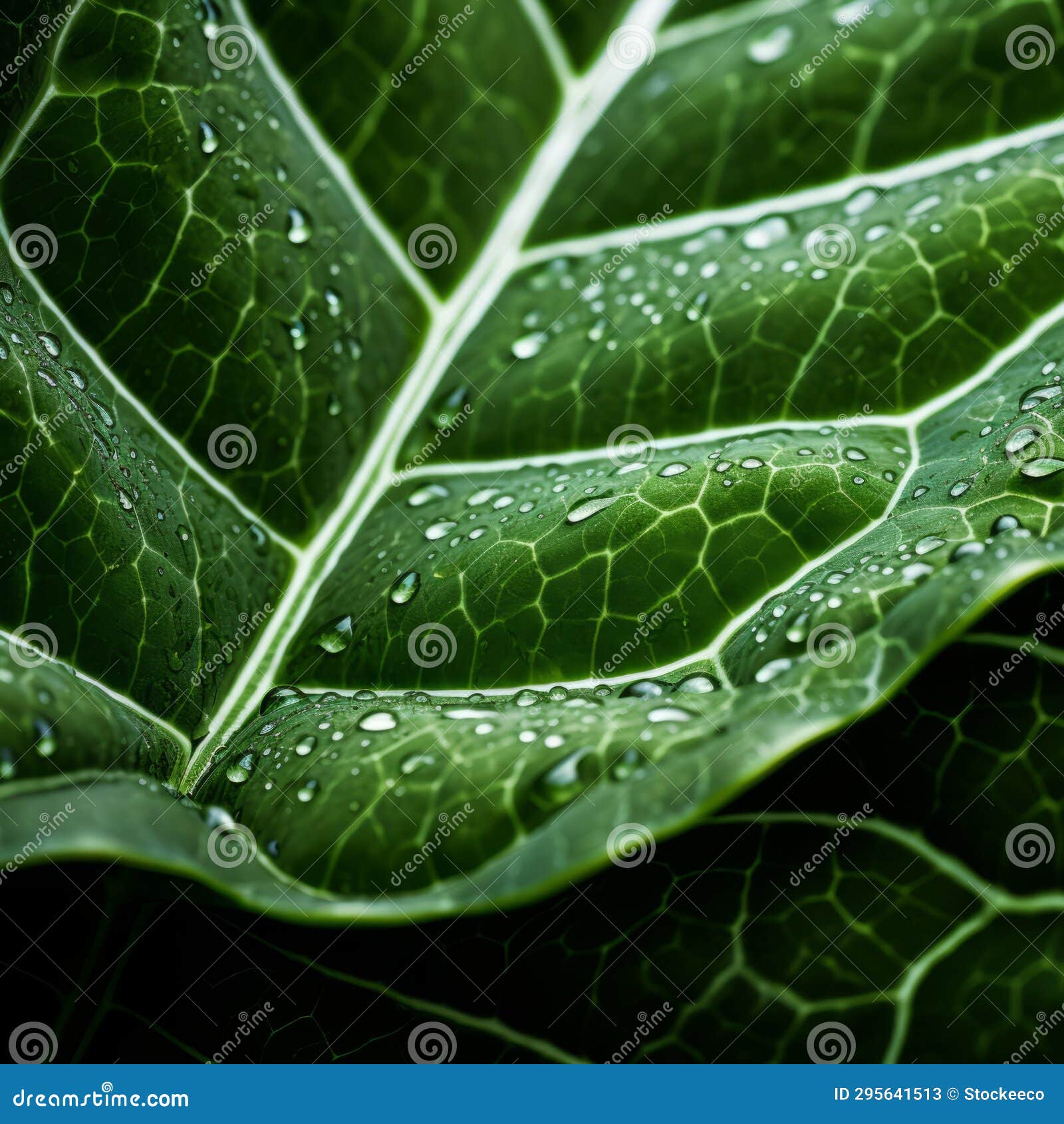 Close-up Succulent Leaf: Organic Contours in Uhd Image Stock ...