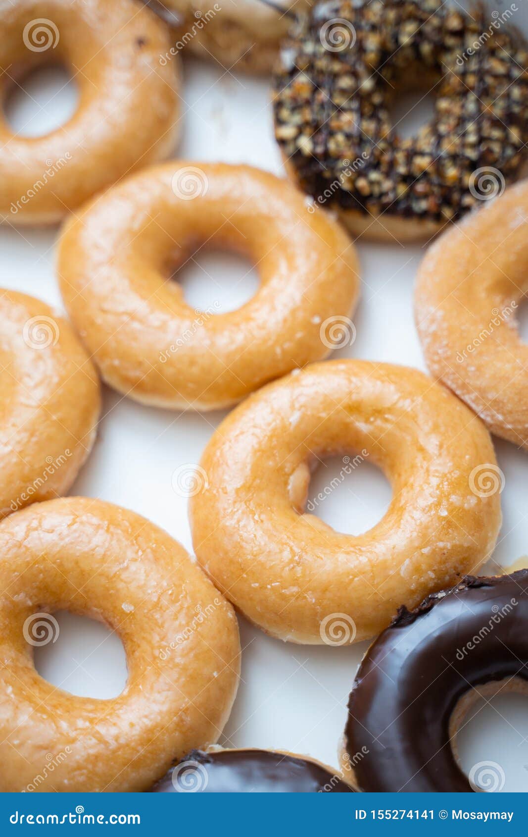Close Up Sugar Coating Doughnut Stock Image - Image of cake, dining ...