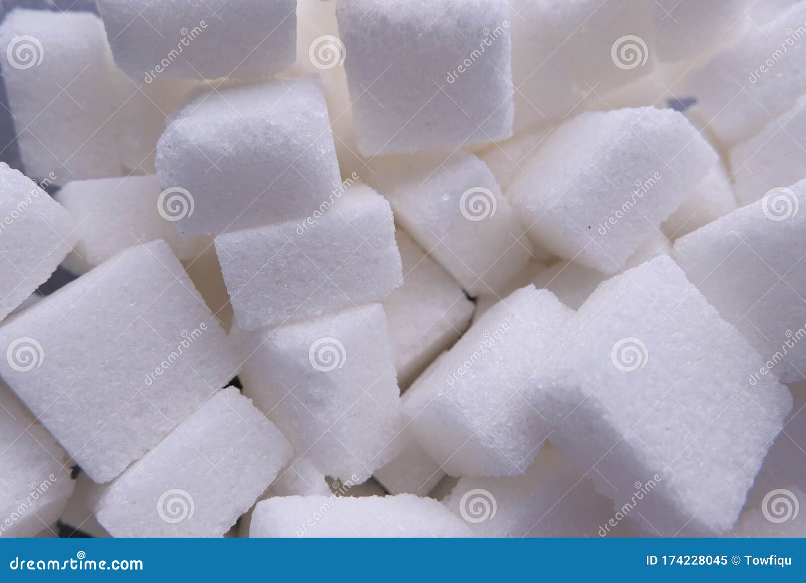 Close Up of Sugar Cube on Table, Diabetic Concept Stock Image - Image ...