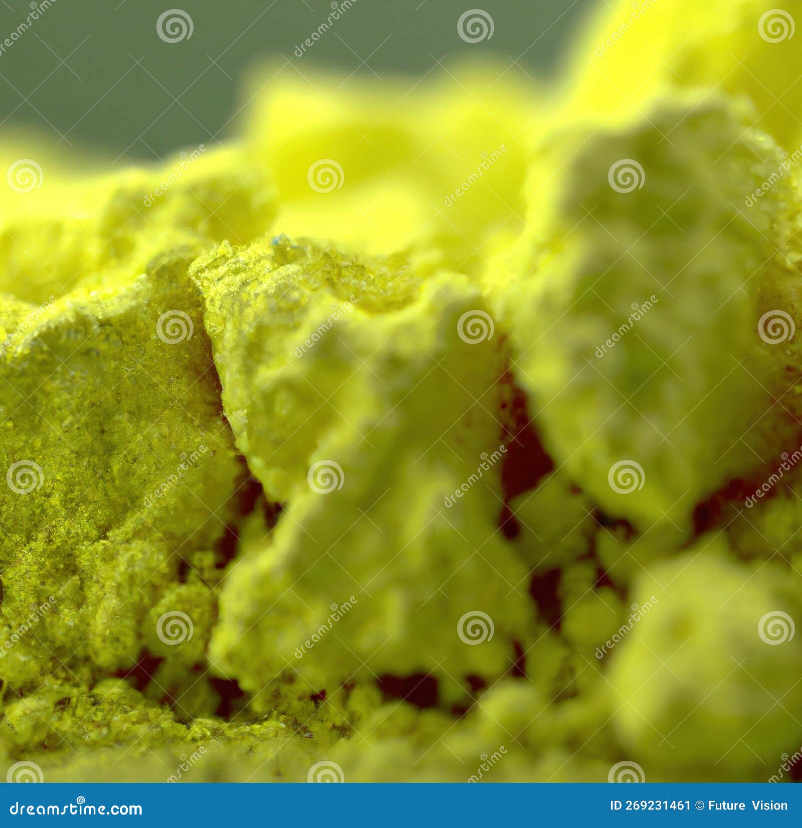 Close Up of Sulfur Created Using Generative Ai Technology Stock ...