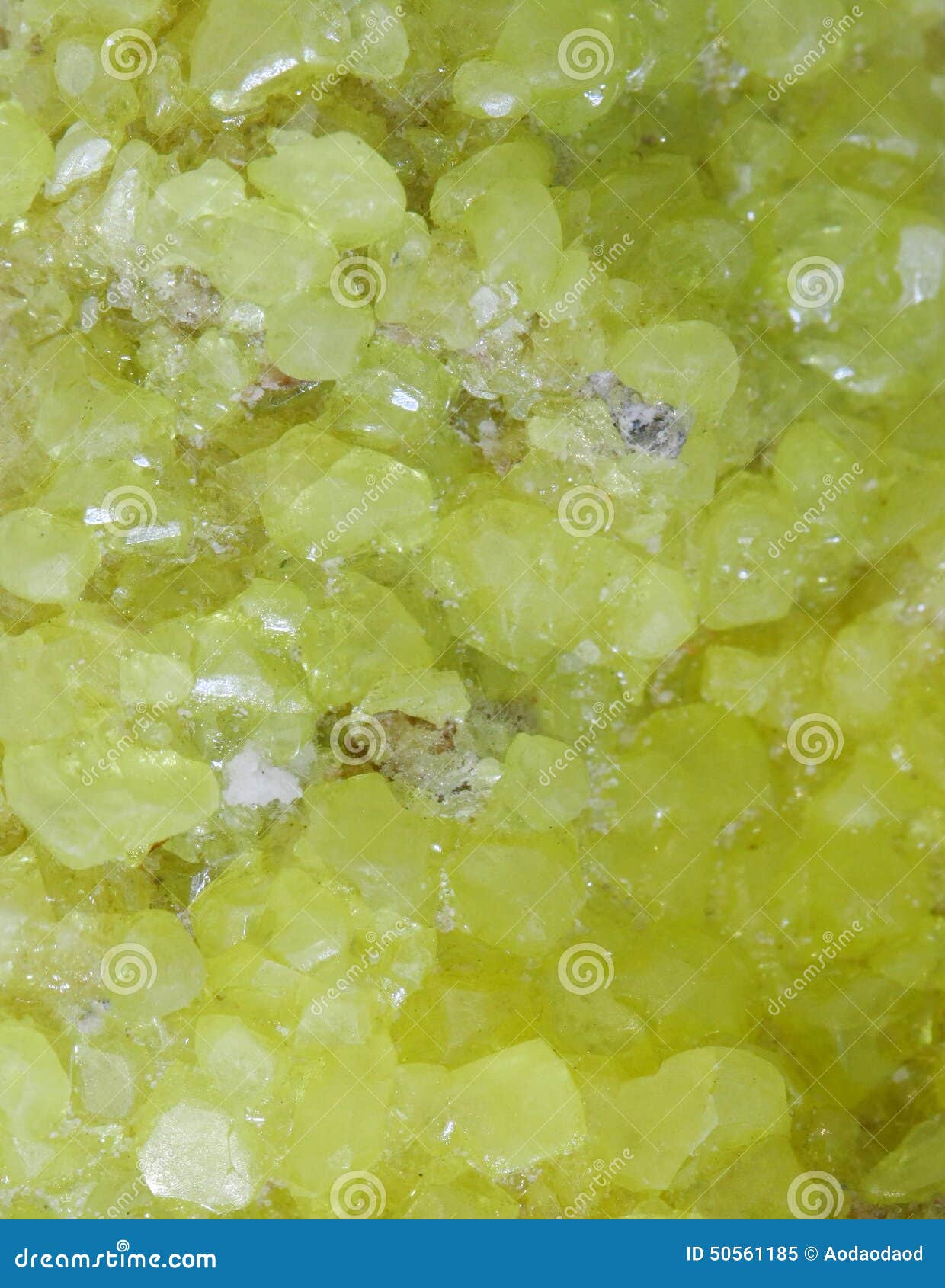 Close Up Sulfur Crystal Texture, Mineral Stock Image - Image of ...