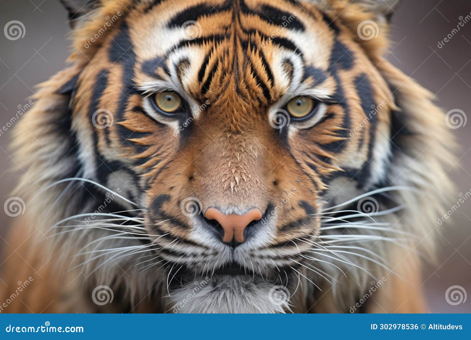 Tigers Face. Vector Illustration Of A Tiger Head. | CartoonDealer.com ...