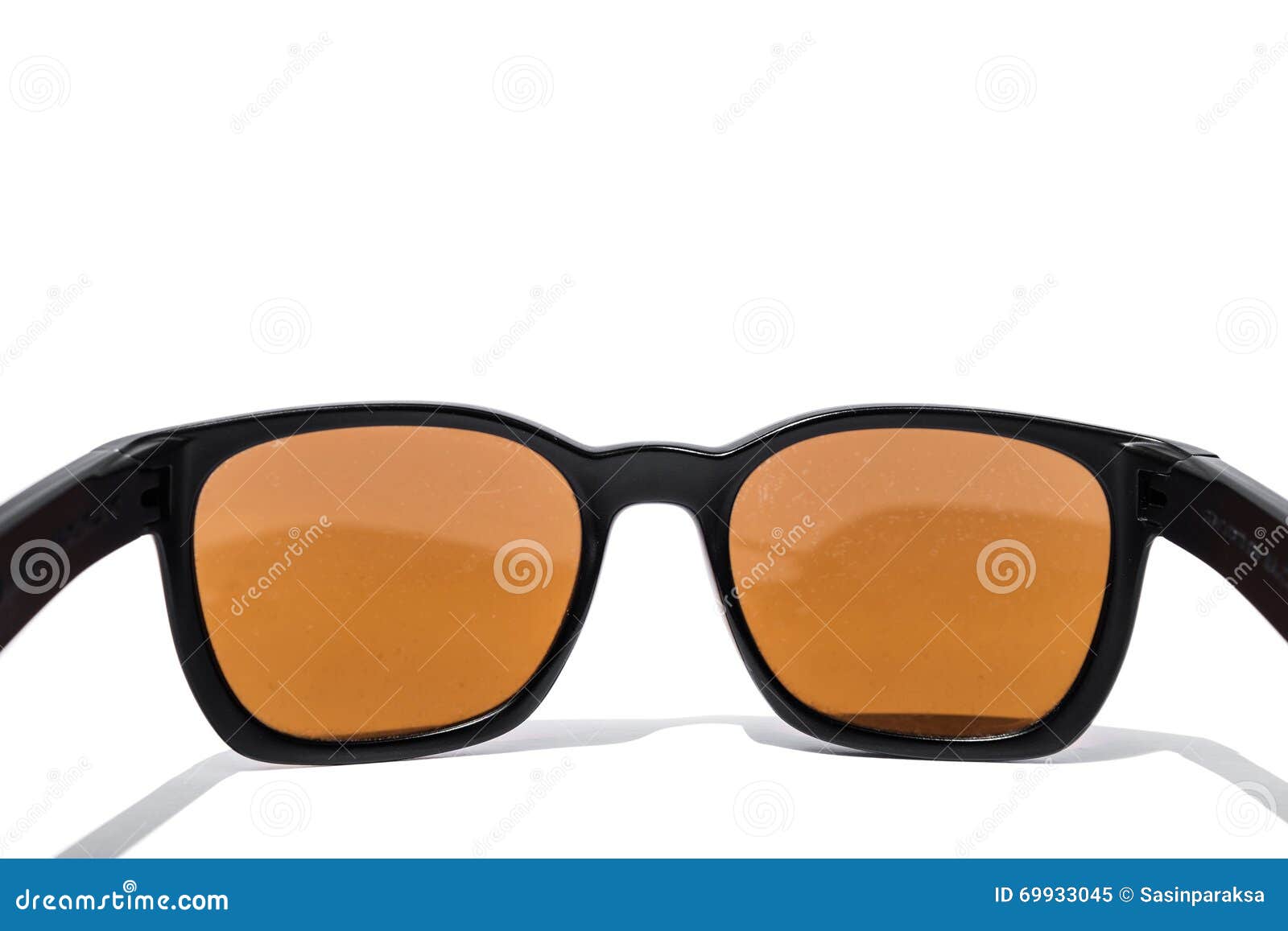 Close Up Sunglasses Rear View, Isolated on White Background Stock Image ...