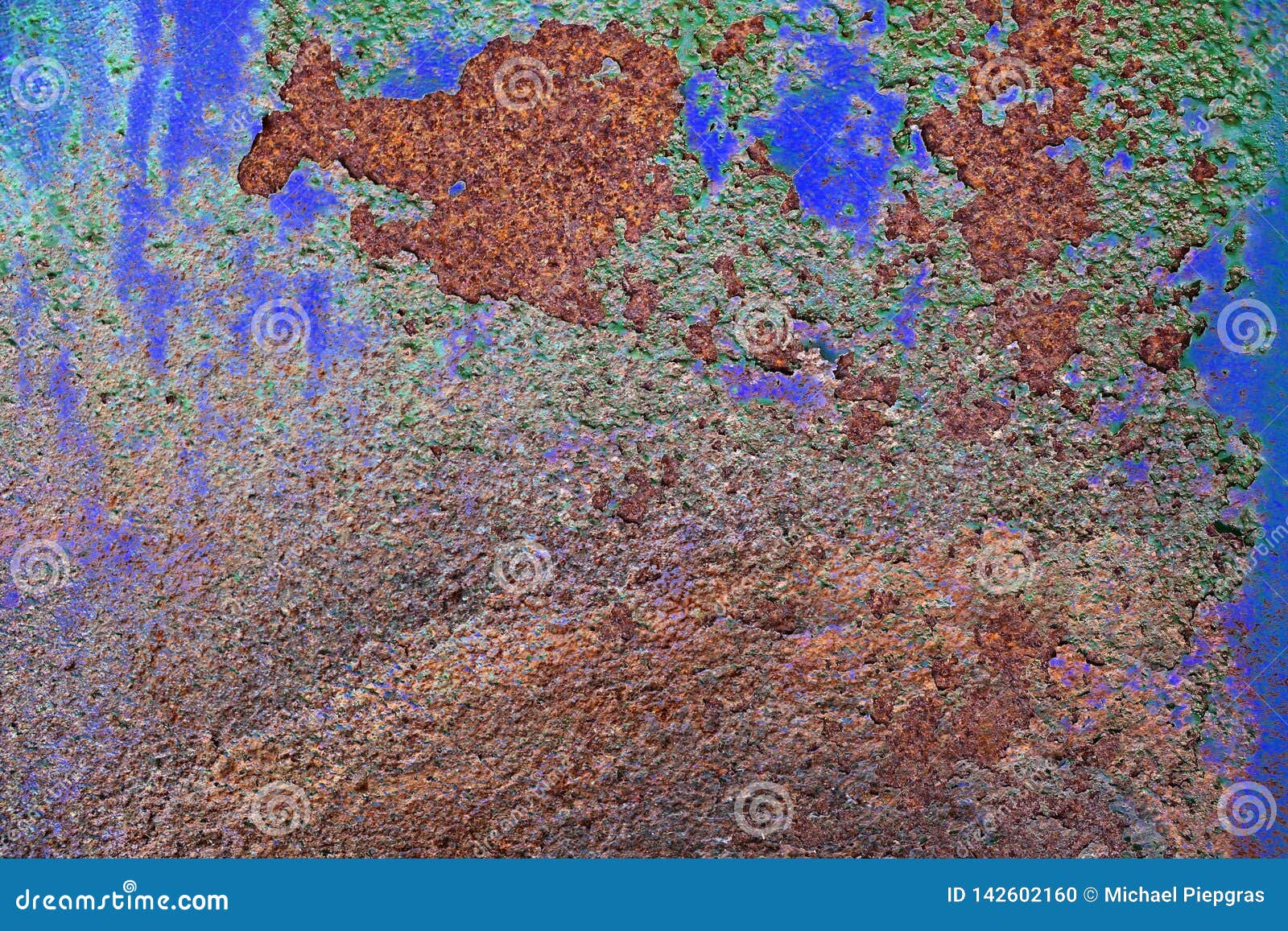Close Up Surface of Aged and Weathered Rusty Metal Surfaces in High ...