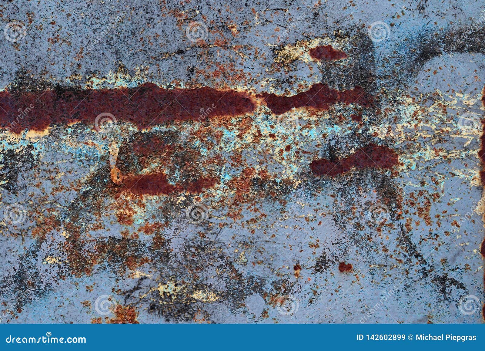 Close Up Surface of Aged and Weathered Rusty Metal Surfaces in High ...