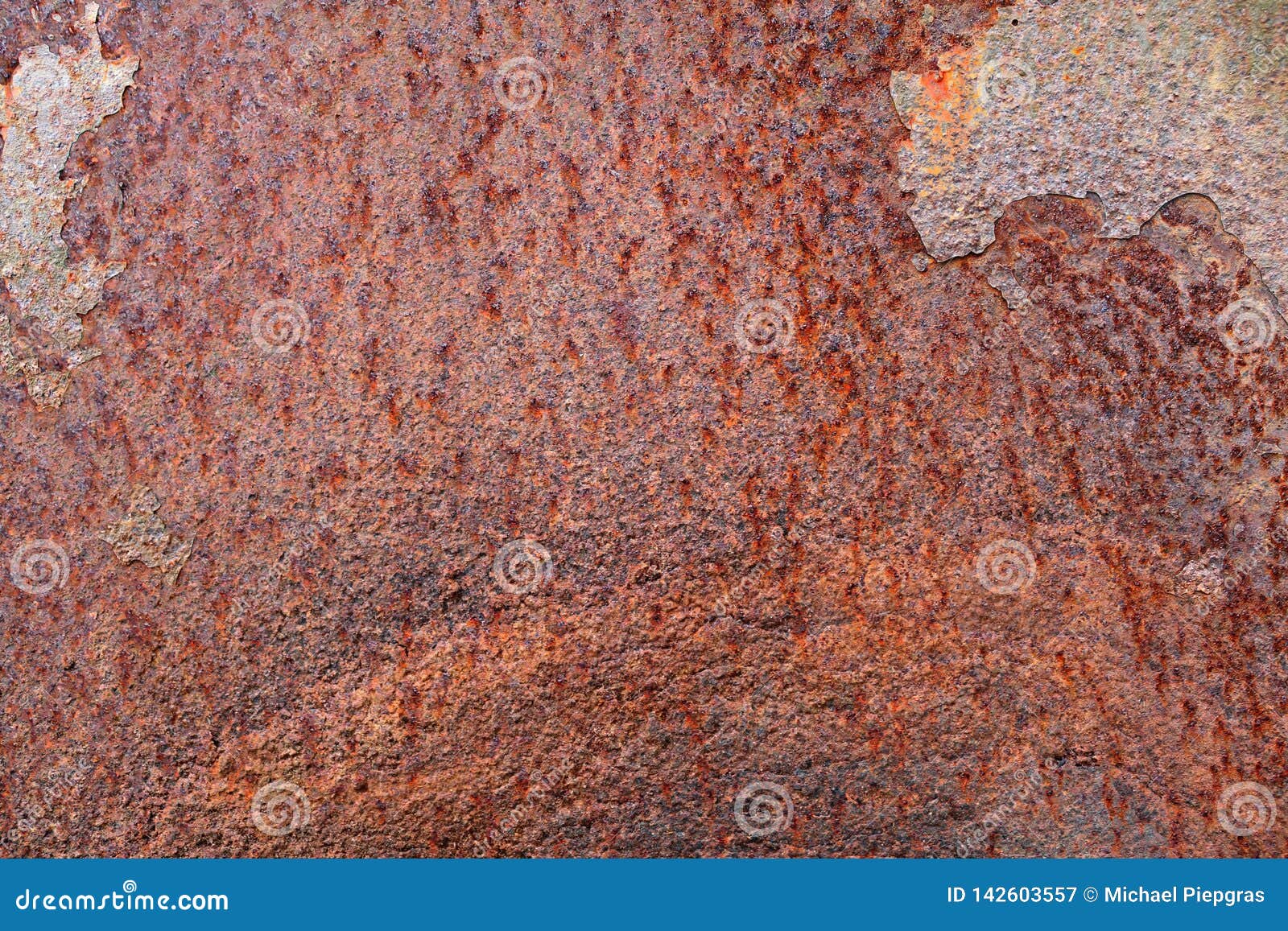 Close Up Surface of Aged and Weathered Rusty Metal Surfaces in High ...