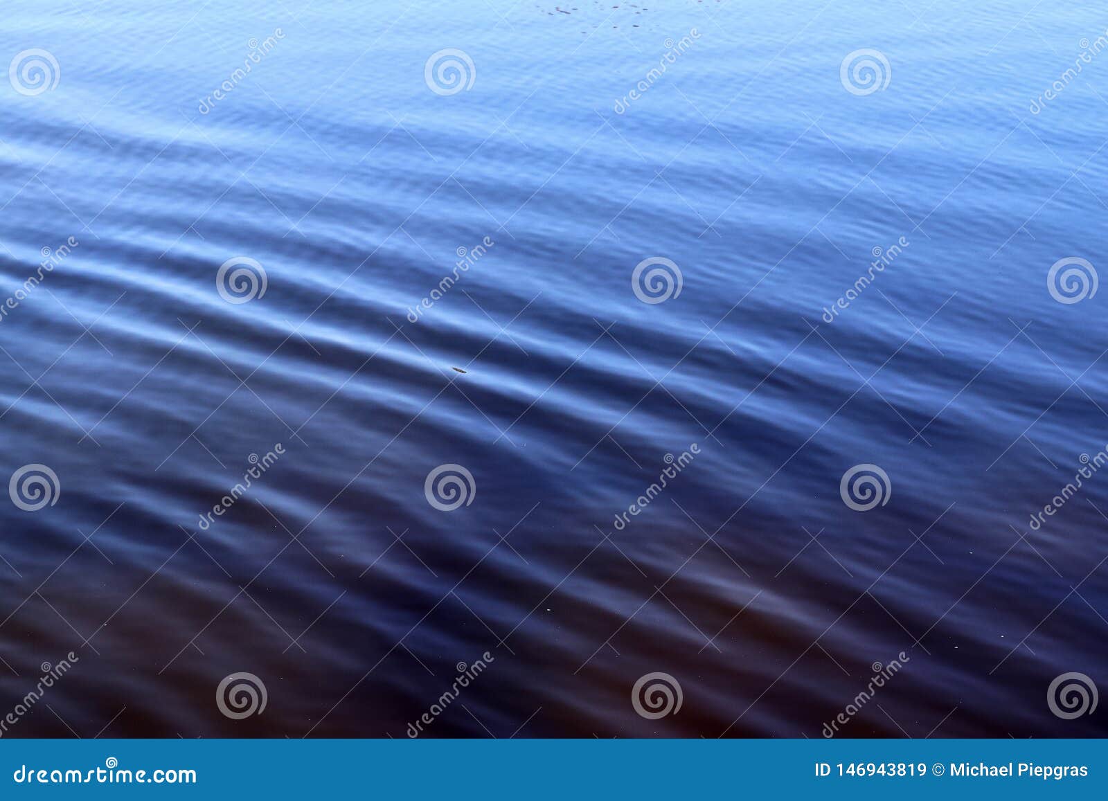 Close Up Surface of Floating Water with Ripples and Waves and Some ...
