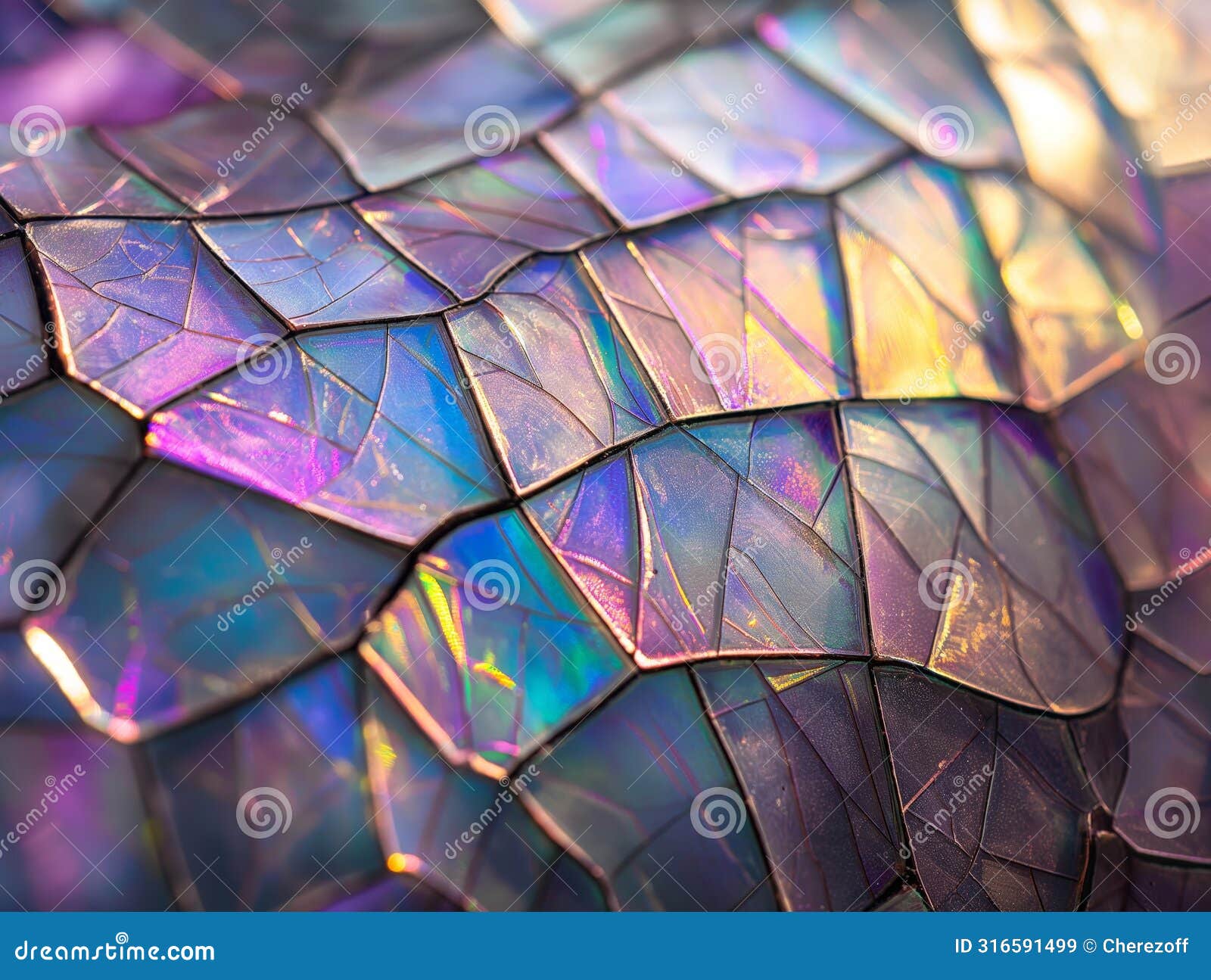 Iridescent Textures Close-Up Stock Illustration - Illustration of ...