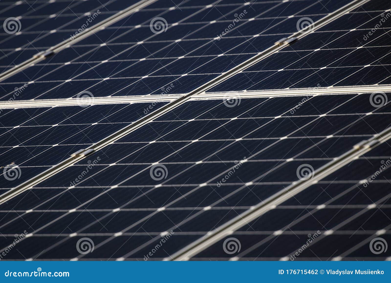 Close Up of Surface Solar Battery Panel. Stock Photo - Image of energy ...