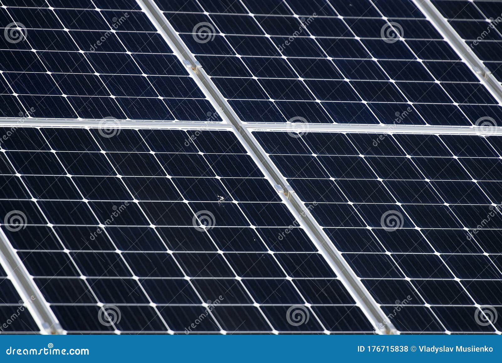Close Up of Surface Solar Battery Panel. Stock Photo - Image of ...