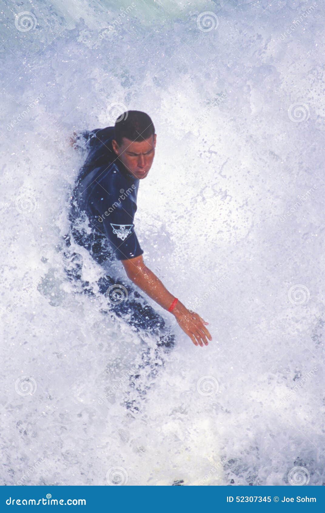 Close-up of Surfer in Wave, Huntington Beach, CA Editorial Image ...