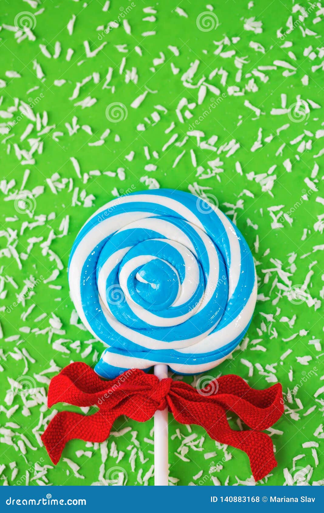 Close Up of Swirled Blue and White Candy Stock Photo - Image of spiral ...