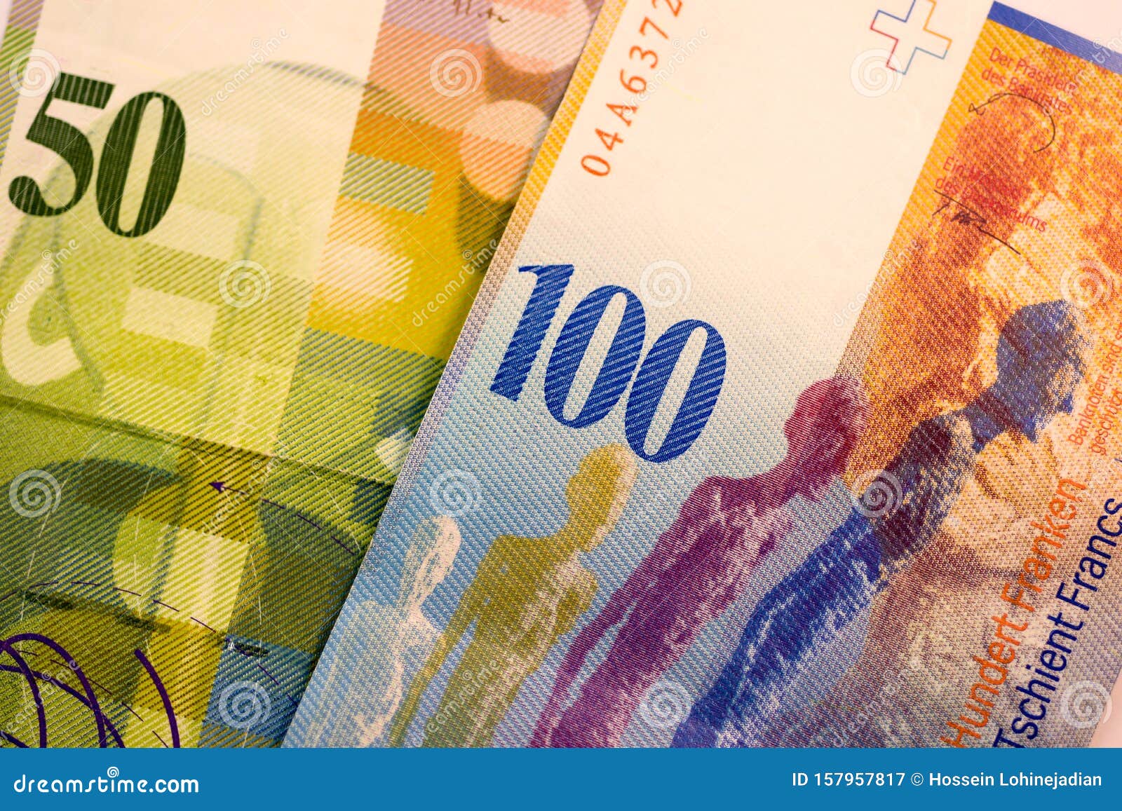 Close Up Swiss Francs Currency Note CHF Stock Image - Image of economy ...