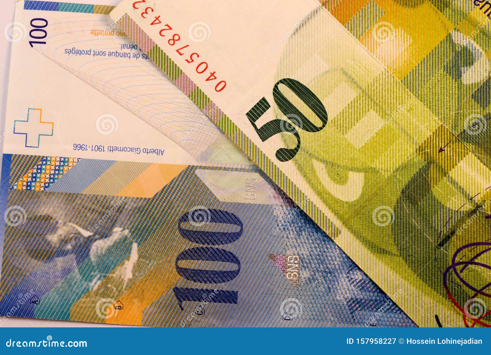 Close Up Swiss Francs Currency Note CHF Stock Image - Image of euro ...