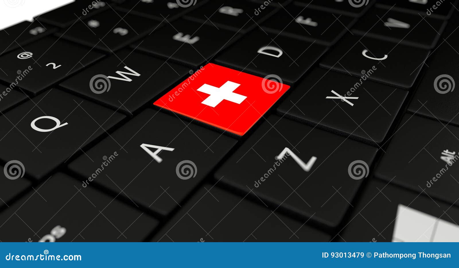 Close Up of Switzerland Button. Stock Illustration - Illustration of ...