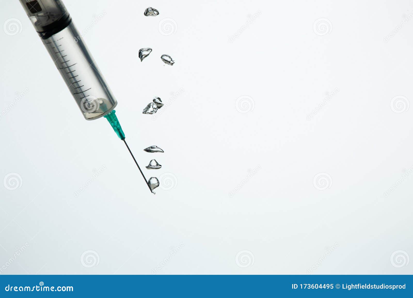 Close Up of Syringe with Bubbles Stock Image - Image of texture ...