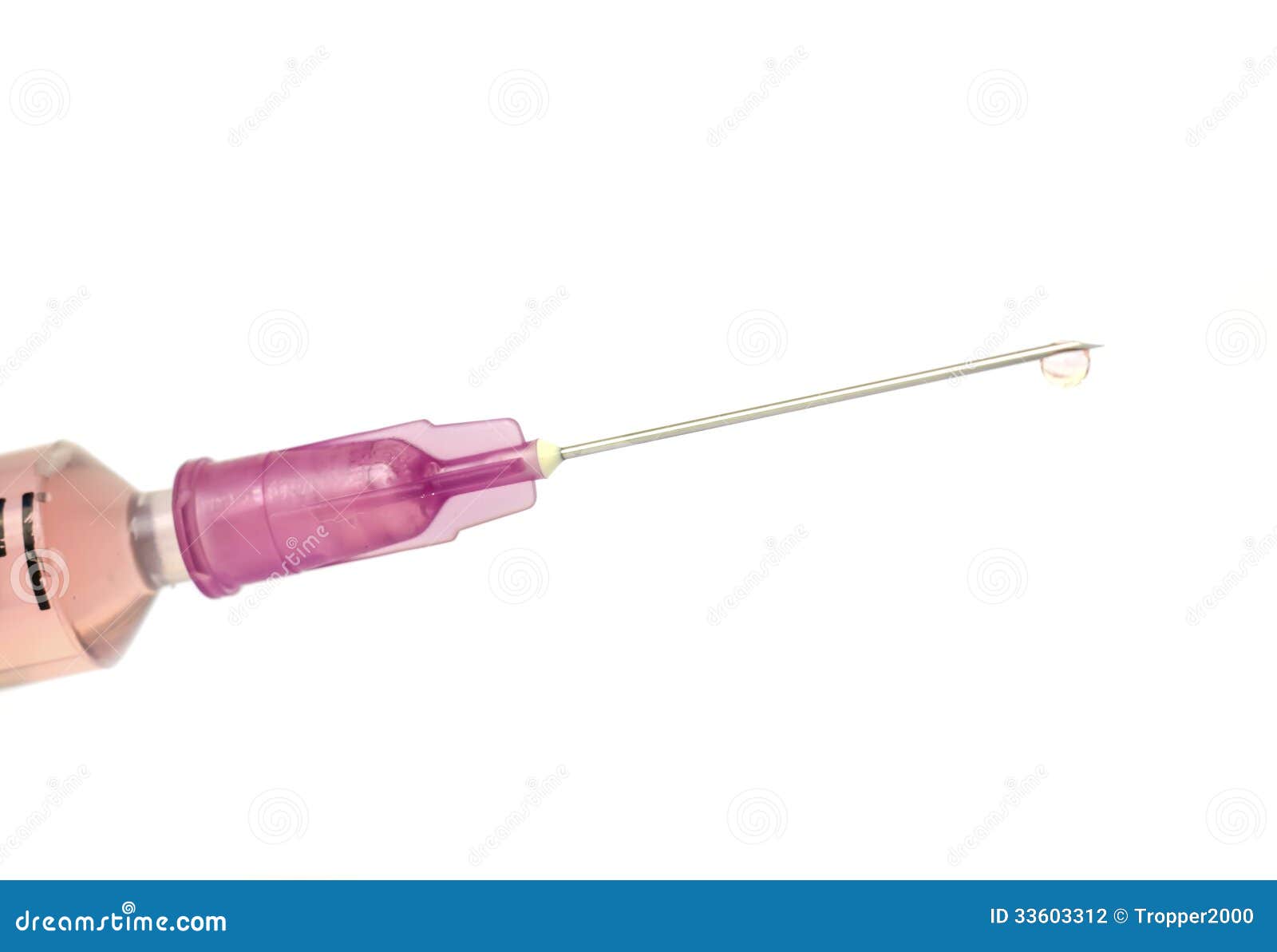 Close up of syringe needle stock photo. Image of injection - 33603312