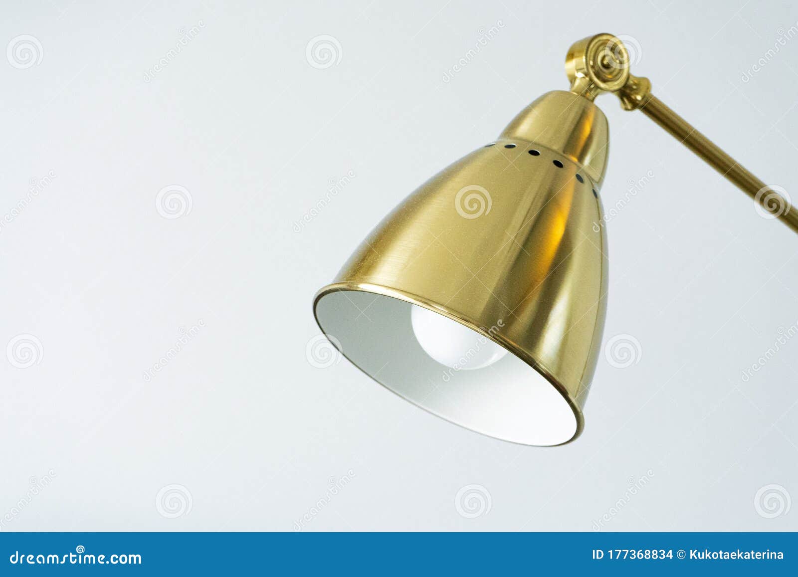 Close-up Table Lamp Shade, Cone, Reflector Close Up Stock Photo - Image ...