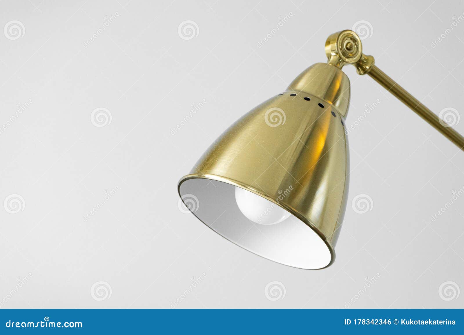 Close-up Table Lamp Shade, Cone, Reflector a Stock Photo - Image of ...