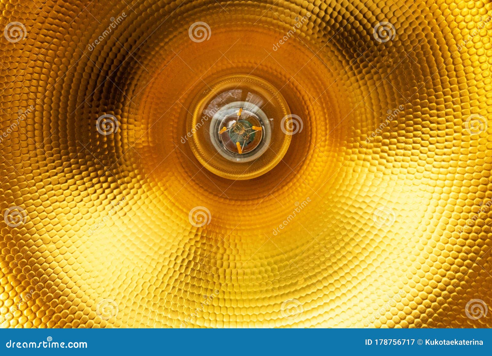 Close-up Table Lamp Shade, Cone, Reflector Stock Image - Image of ...