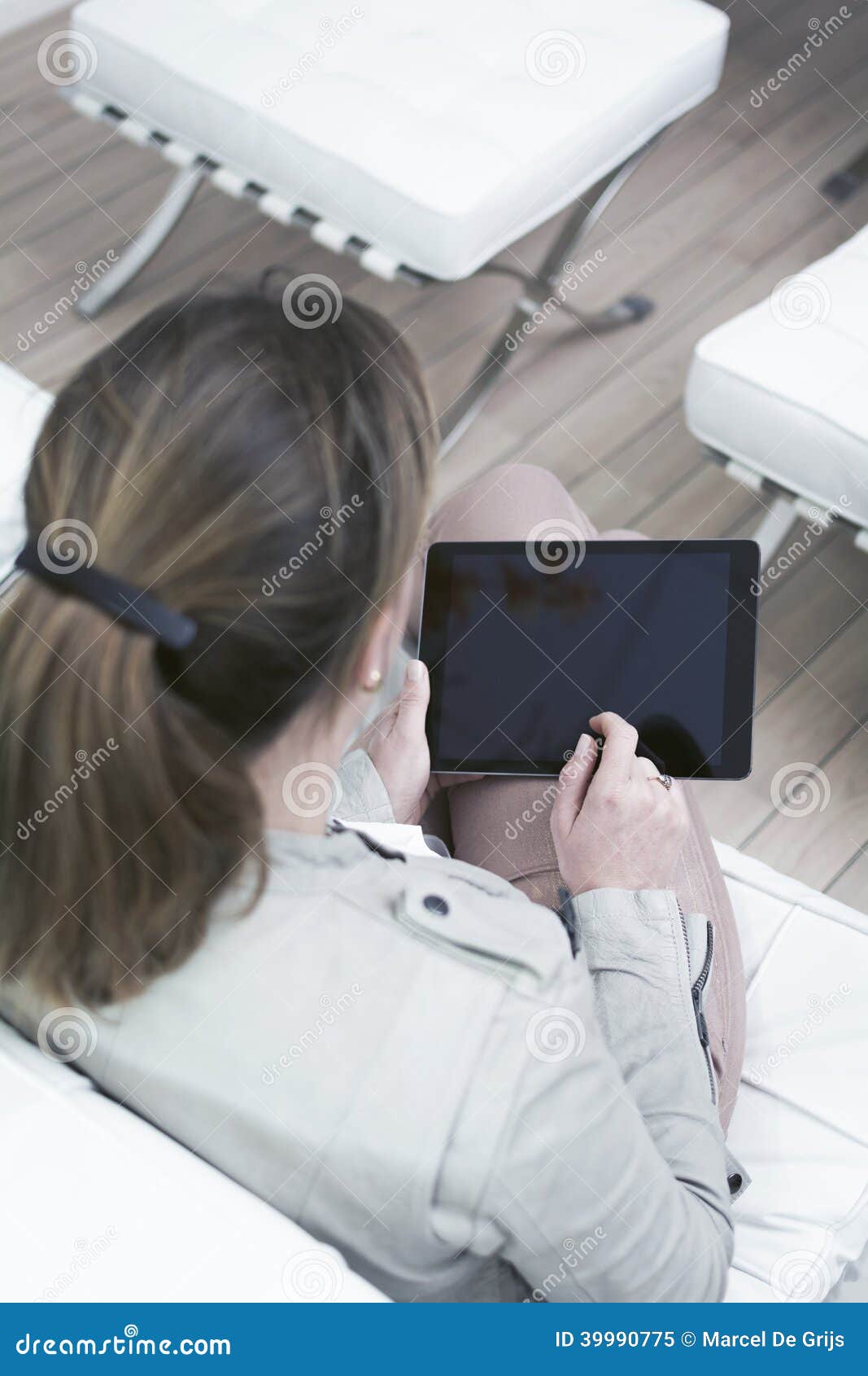 Close up of tablet user stock image. Image of adult, ipad - 39990775