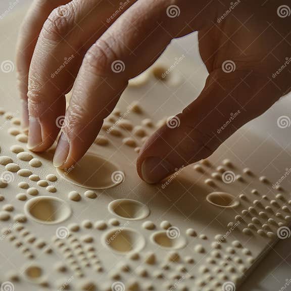 Close-up of Tactile Surface with Geometric Textures Stock Illustration ...