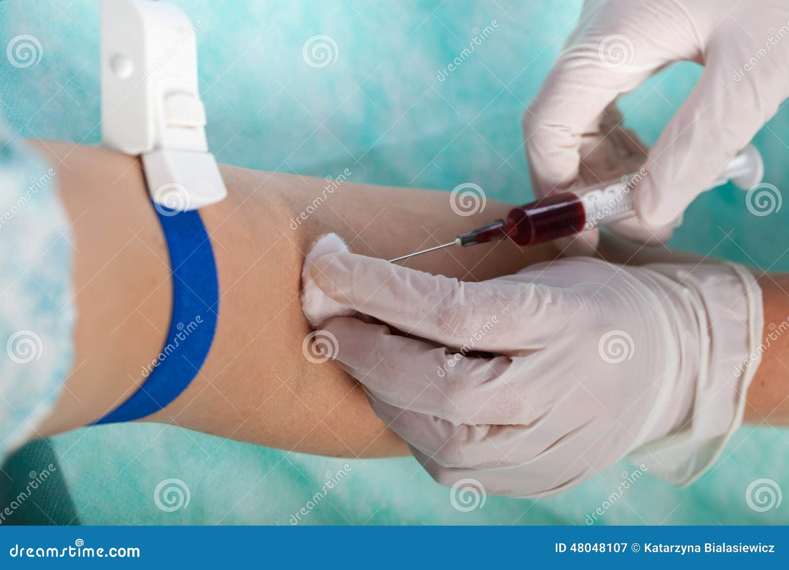 Close-up of Taking Blood Sample Stock Image - Image of cure, inject ...