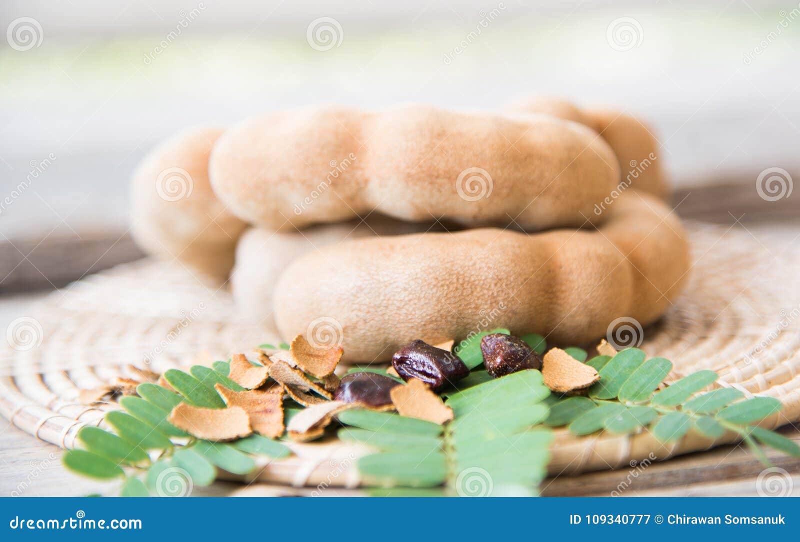 Tamarind on wood texture. stock image. Image of ripe - 109340777