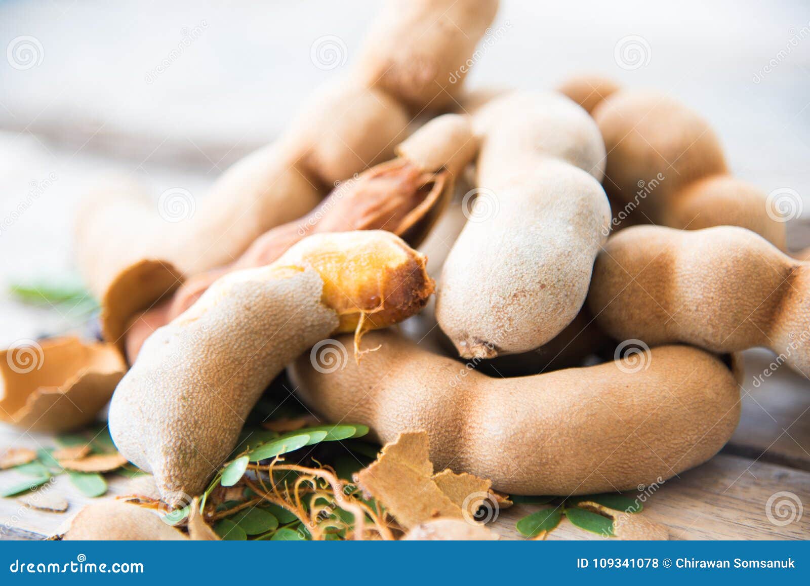 Tamarind on wood texture. stock photo. Image of ripe - 109341078