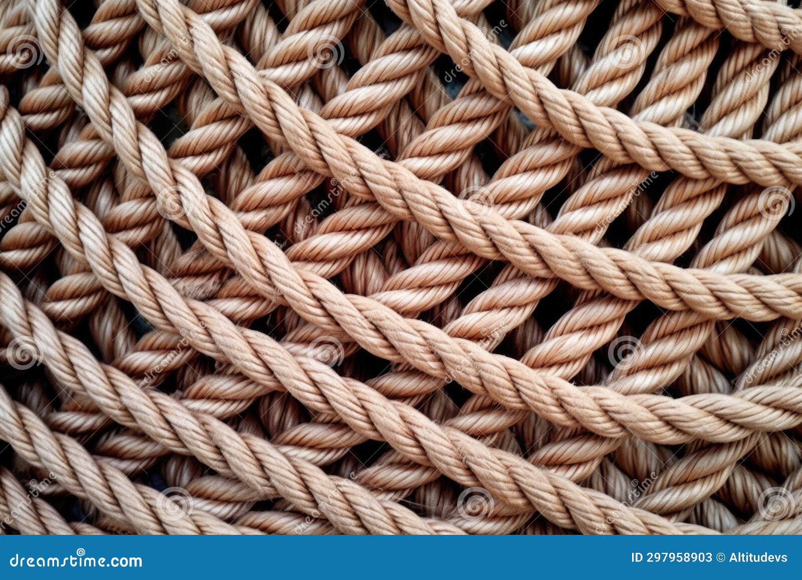 Close Up of Tangled Rope Material Stock Image - Image of detail, knot ...