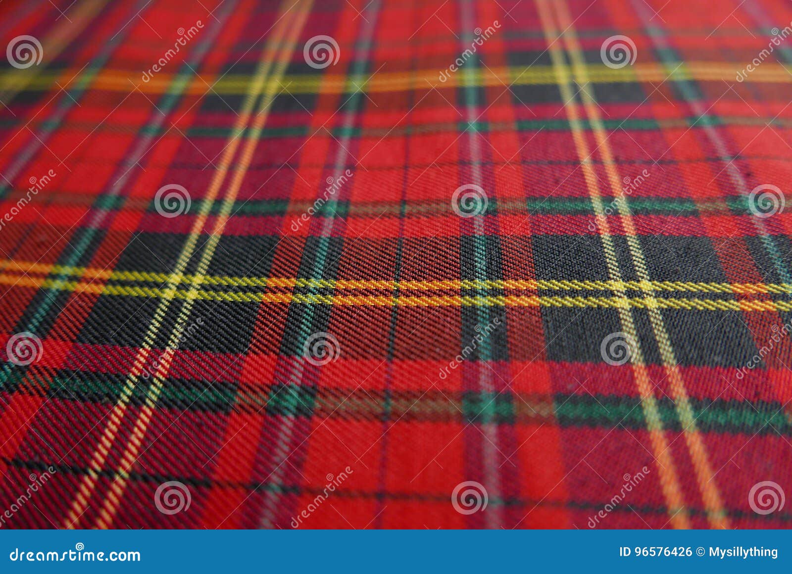 Close Up of Tartan Textile Pattern. Stock Photo - Image of abstract ...