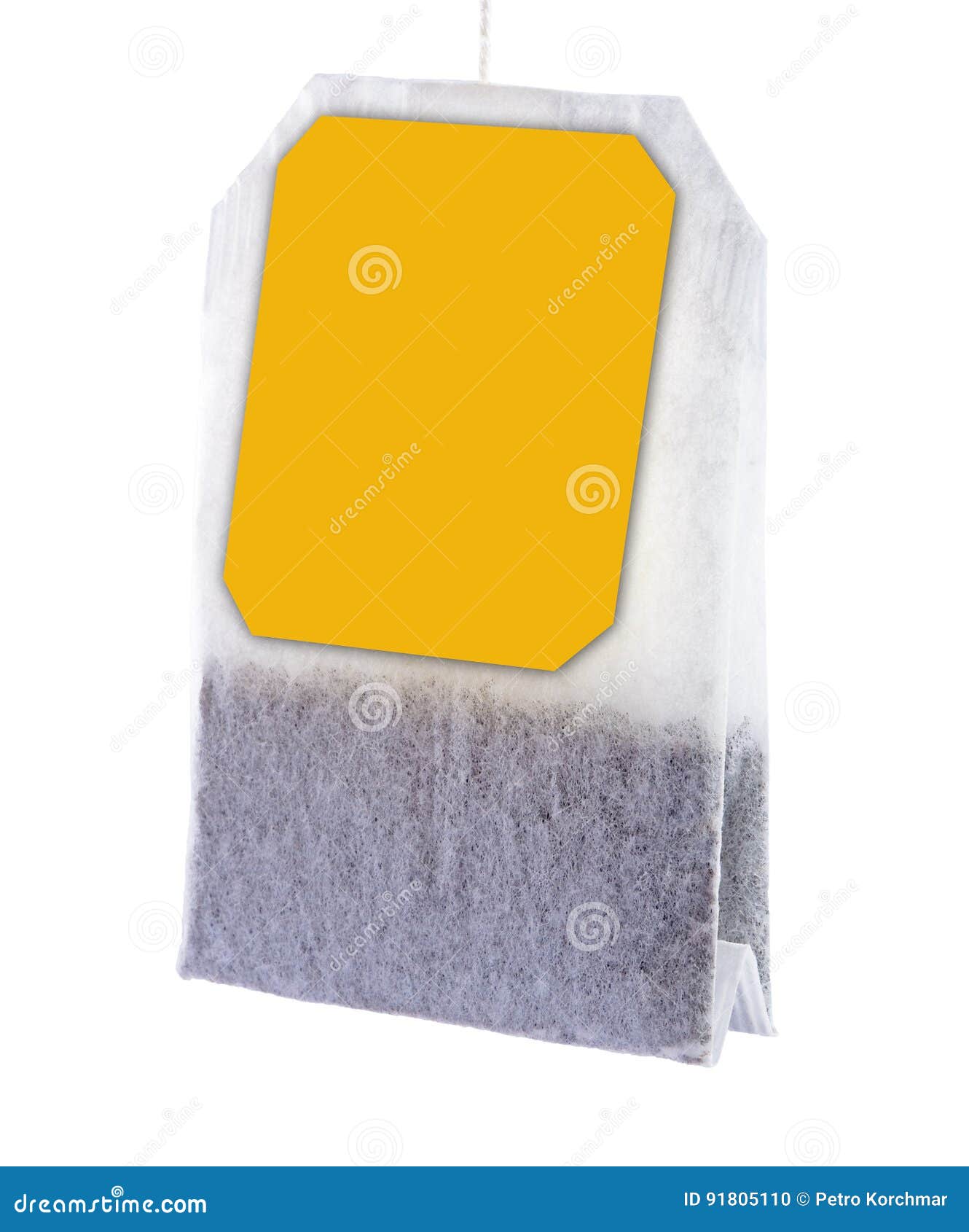 Close-up of tea bag . XXL. stock photo. Image of mixing - 91805110