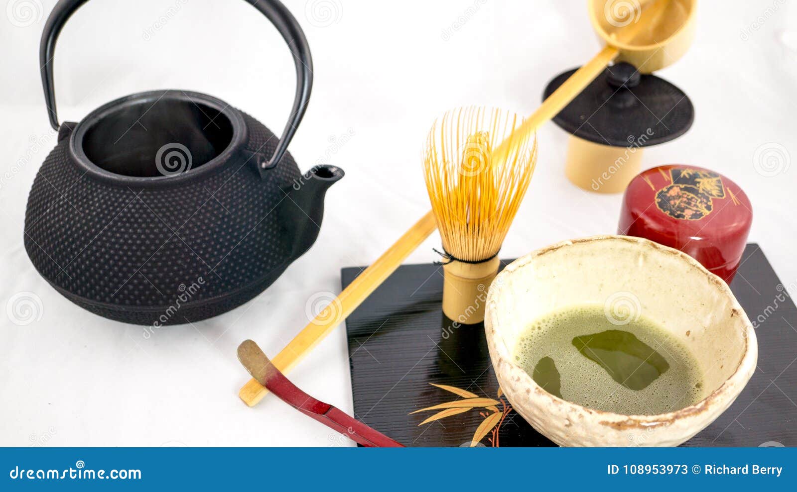Tea ceremony set stock image. Image of healthcare, ceramic - 108953973