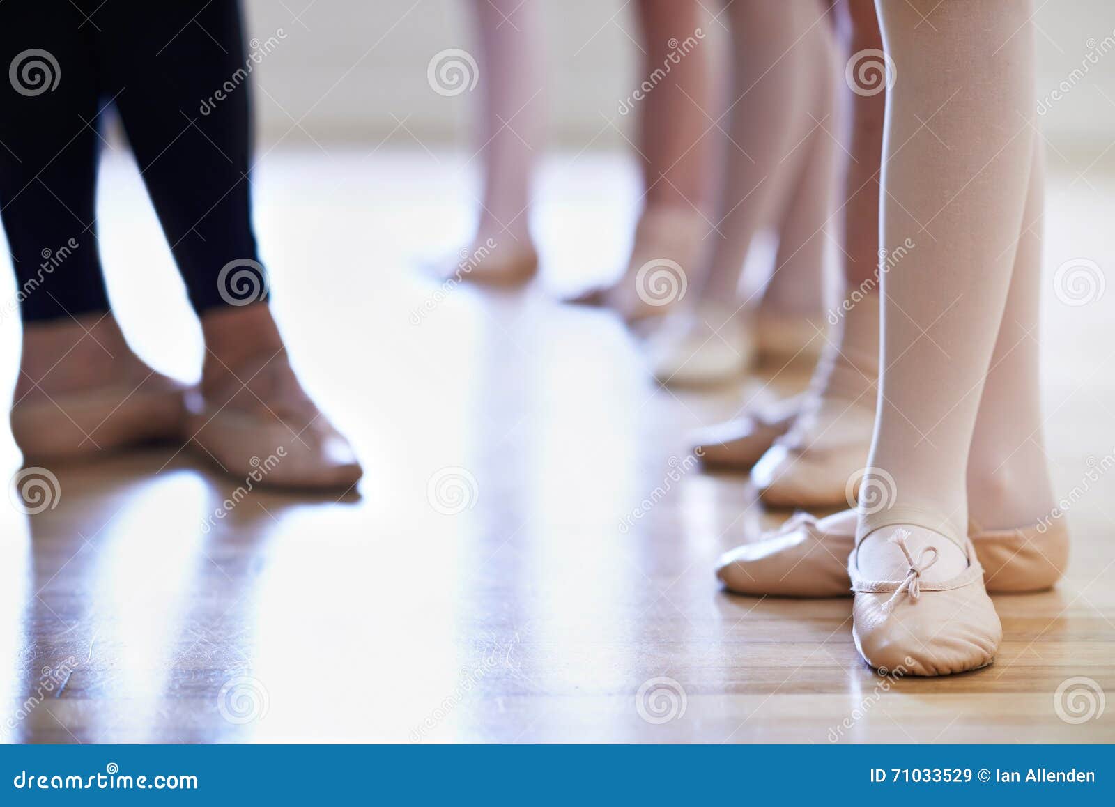 Close Up of Teacher and Children S Feet in Ballet Dancing Class Stock ...