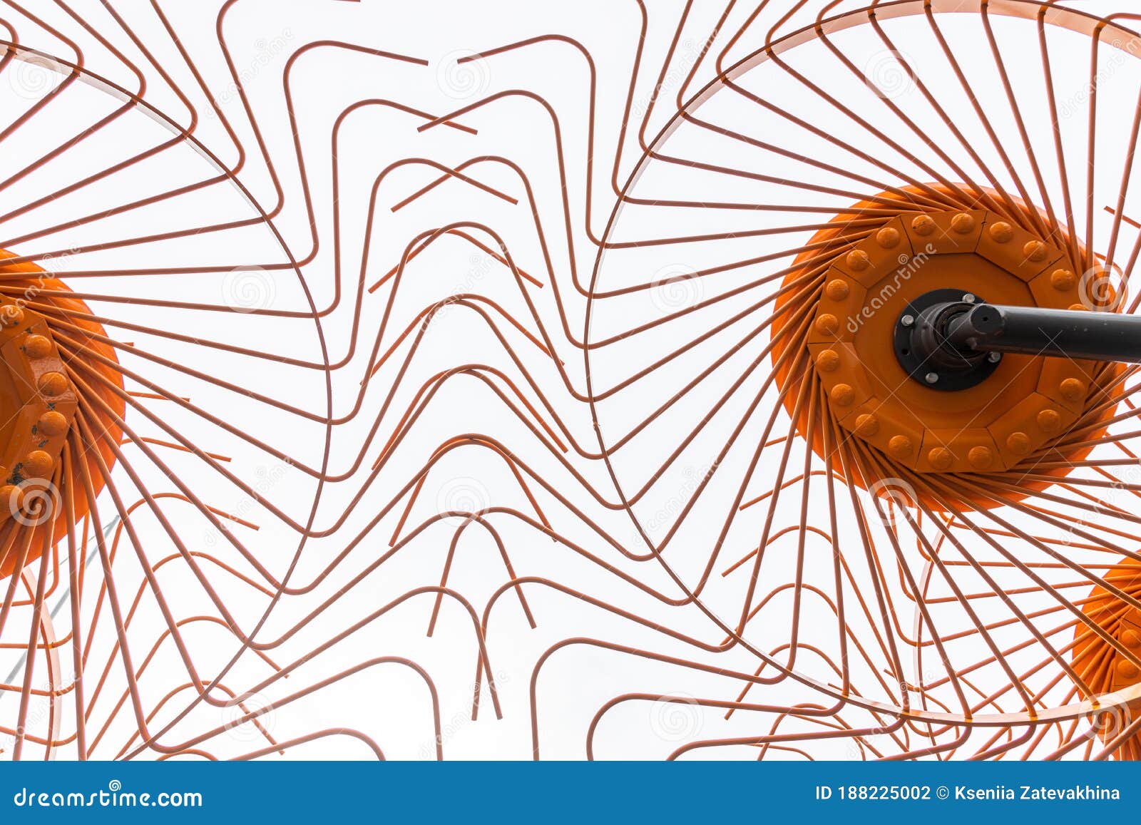 Close-up of Technical Units and Mechanisms of Agricultural Machinery ...