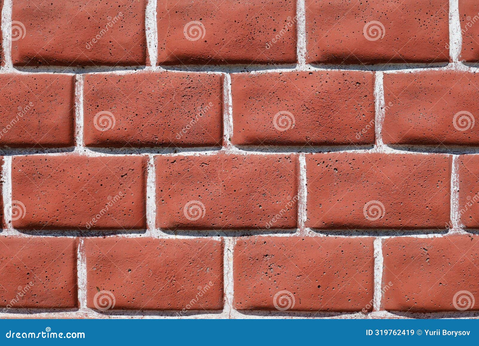 Close-up of Terracotta Brickwork with a Porous Surface. Background ...