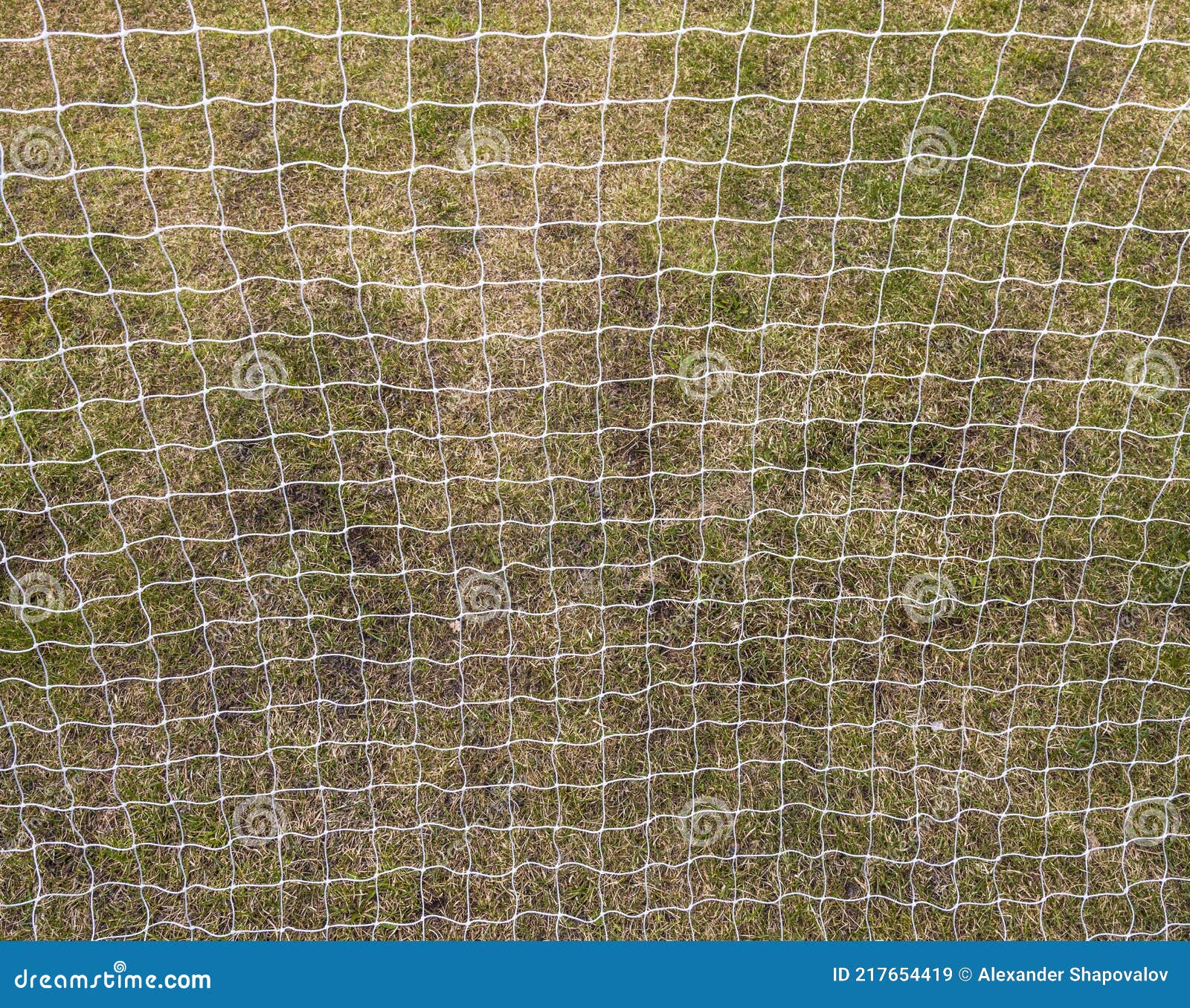 Close Up Texture Background View of Net on Grass Field Background ...