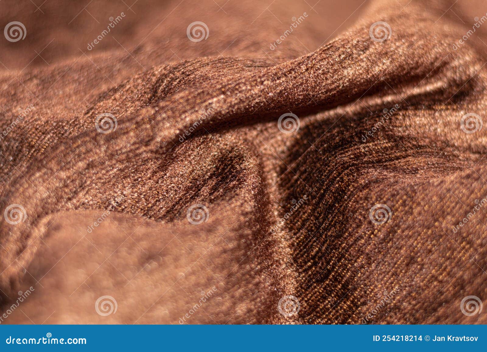 Close-up Texture, Brown Fabric, Background. Fabric Structure, Canvas ...