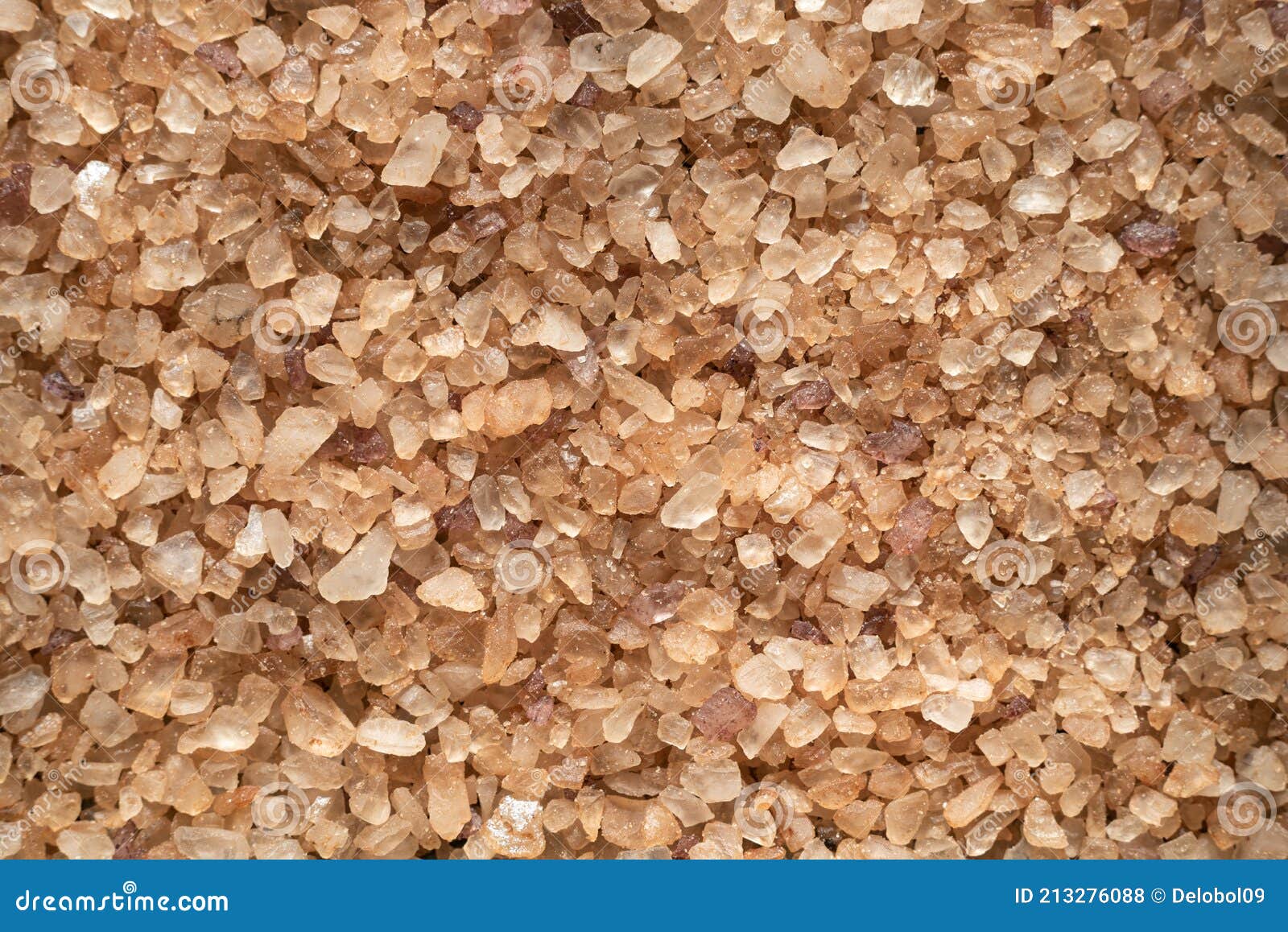 Close Up Texture of Brown Salt Crystals, Background Stock Photo - Image ...