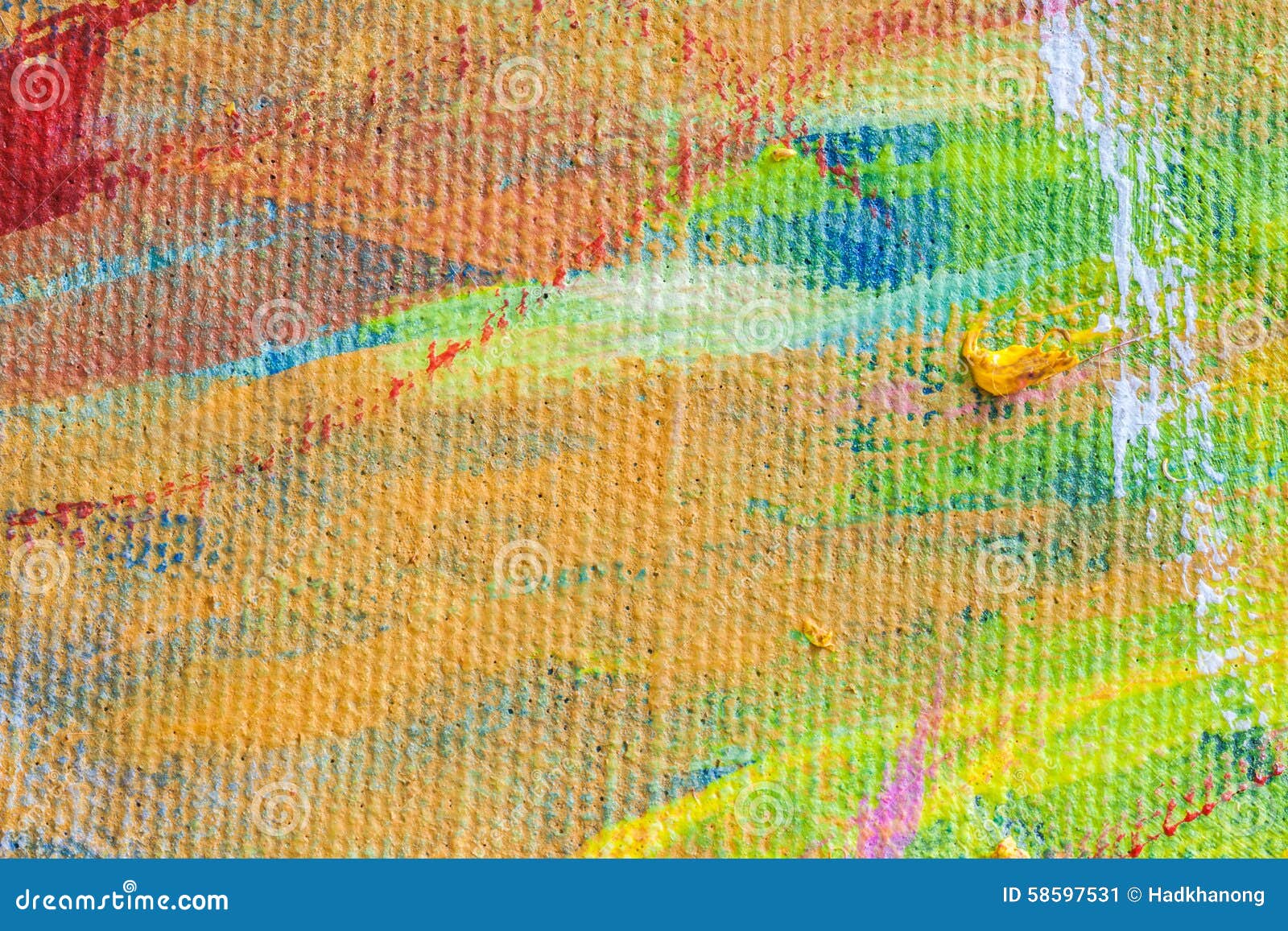 Close Up Texture and Color on Canvas Stock Illustration - Illustration ...