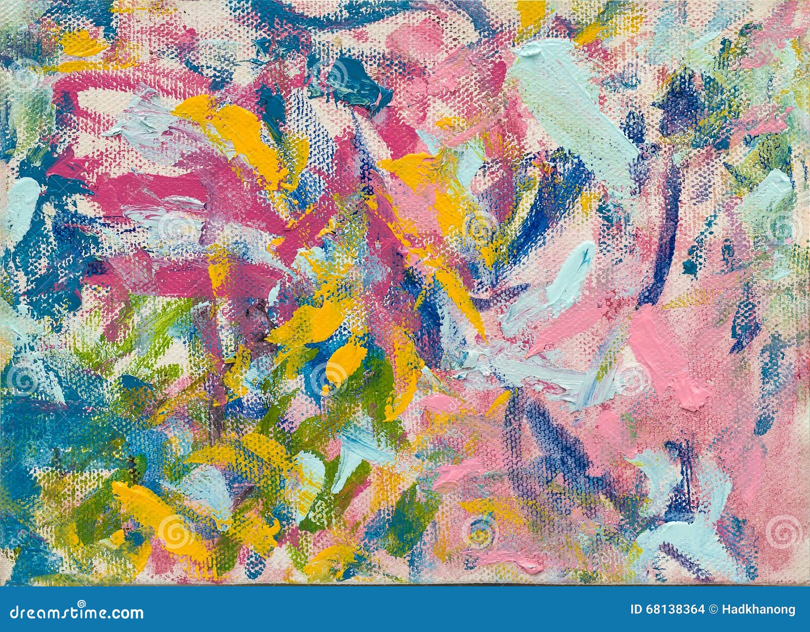 Close Up Texture and Color on Canvas Stock Illustration - Illustration ...