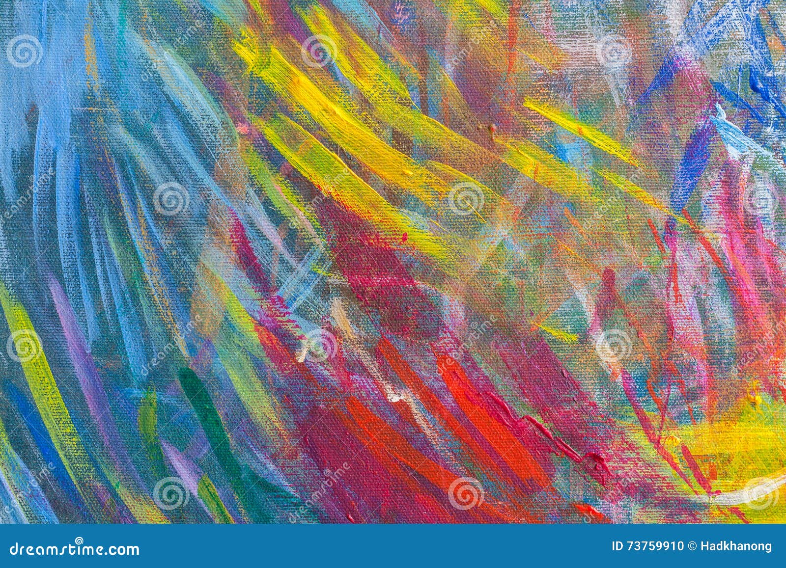Close Up Texture and Color on Canvas Stock Illustration - Illustration ...