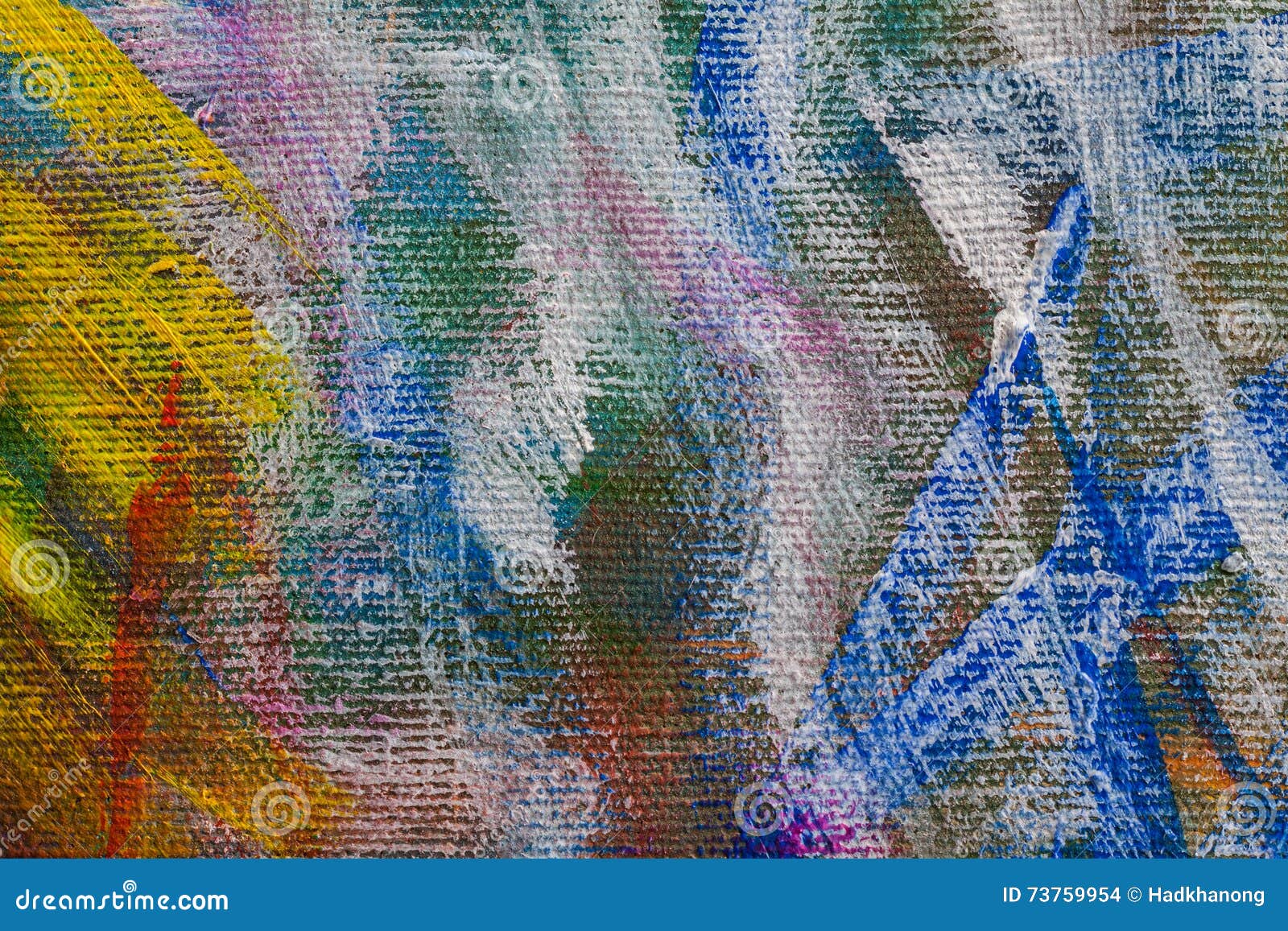 Close Up Texture and Color on Canvas Stock Illustration - Illustration ...