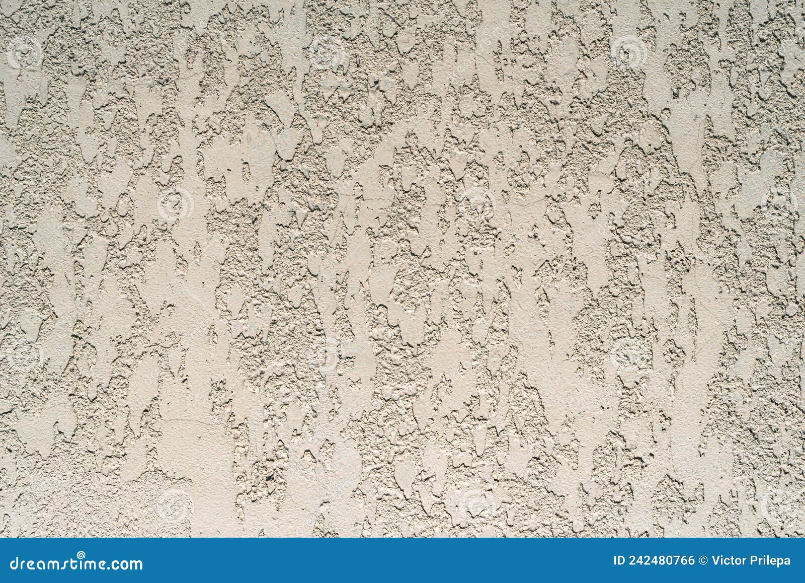 Close-up, the Texture of the Facade of Decorative Beige Plaster Stock ...